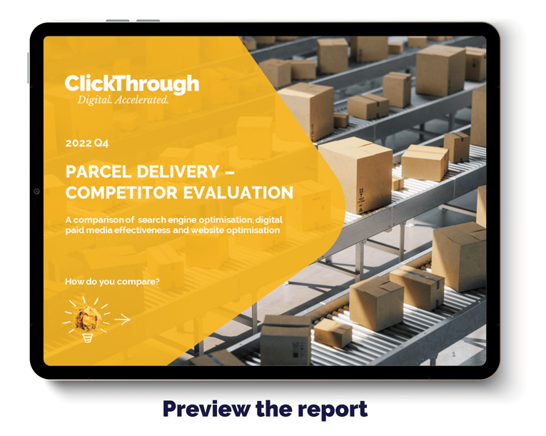 UK Parcel Delivery Companies - Digital Marketing Benchmark Report, Q4 2022 Published Today